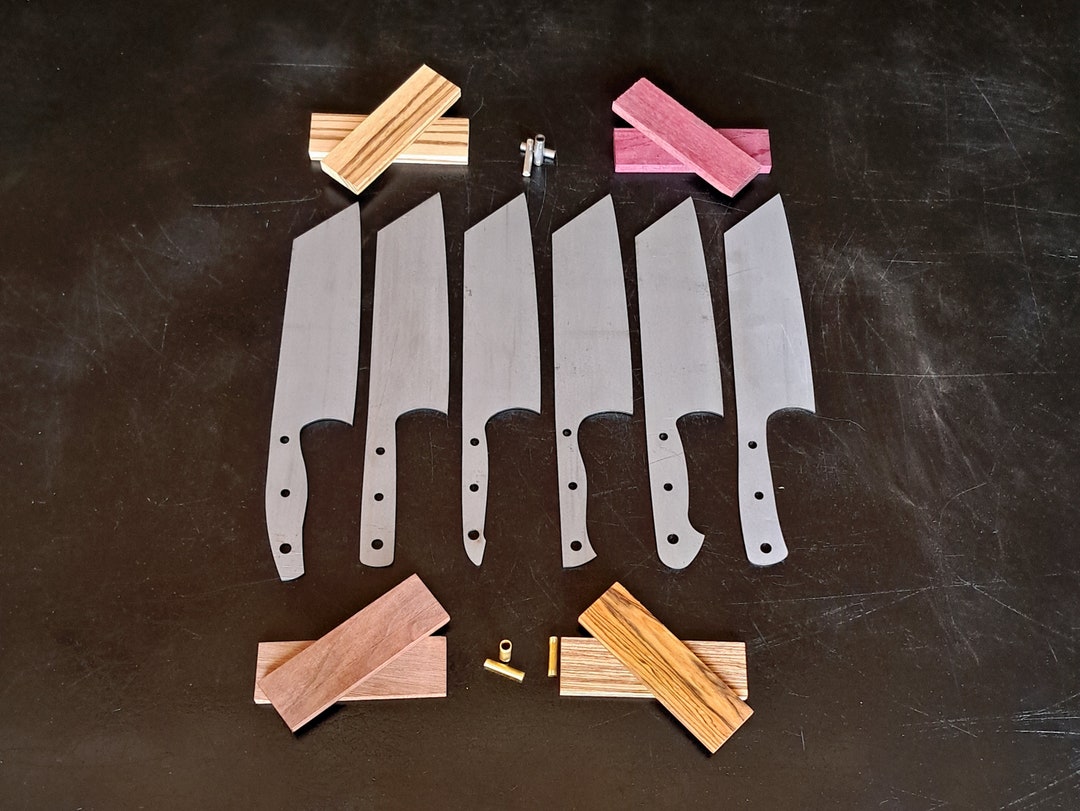 Clef Chef Knife Making Kit High Carbon or Stainless Steel Kitchen Knife ...