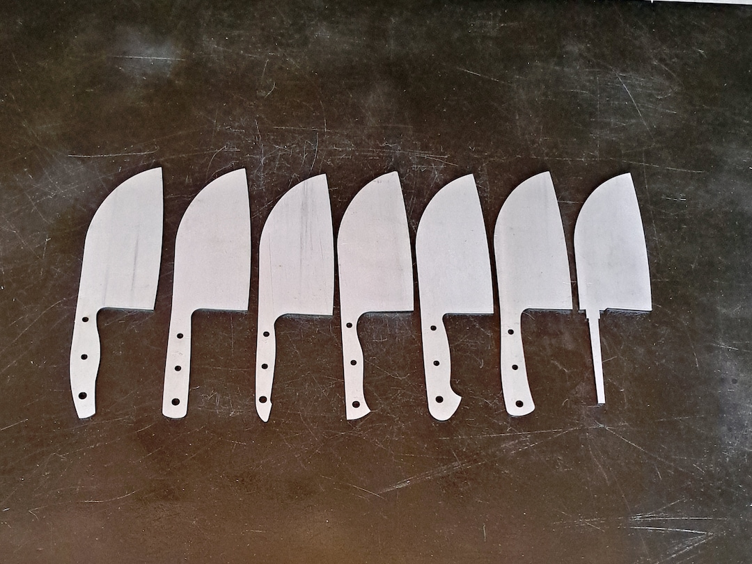 Serbian Cleaver Knife Blank, Kitchen Chef Knife, Blade Knife Making ...