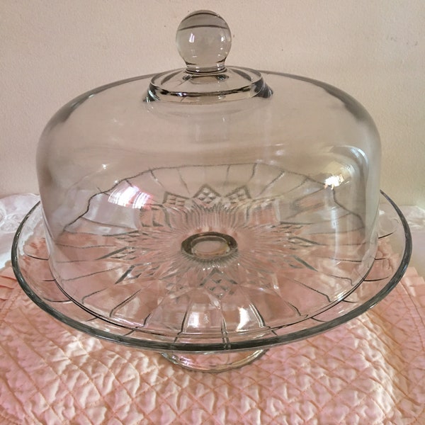 Tall Glass Cake Domes - Etsy