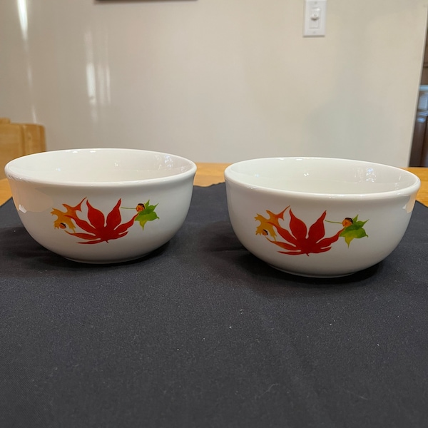 Royal Norfolk Fall Leaves Bowls - Etsy