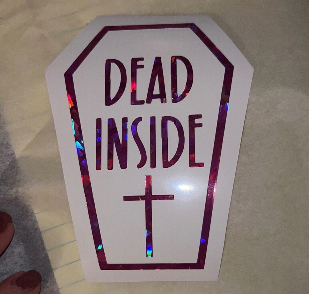 Dead Inside Decal - Etsy