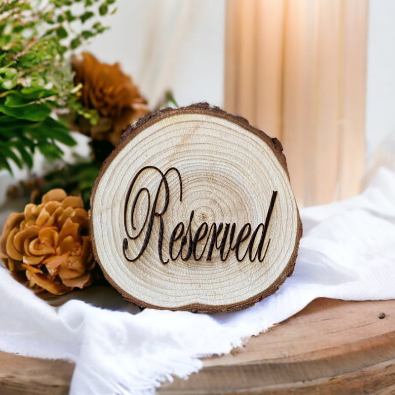 Reserved Sign - Etsy