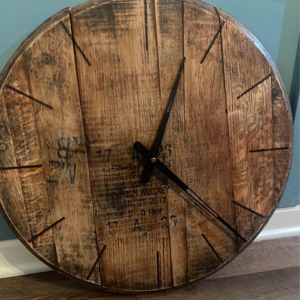 Reclaimed Wood Clock - Etsy