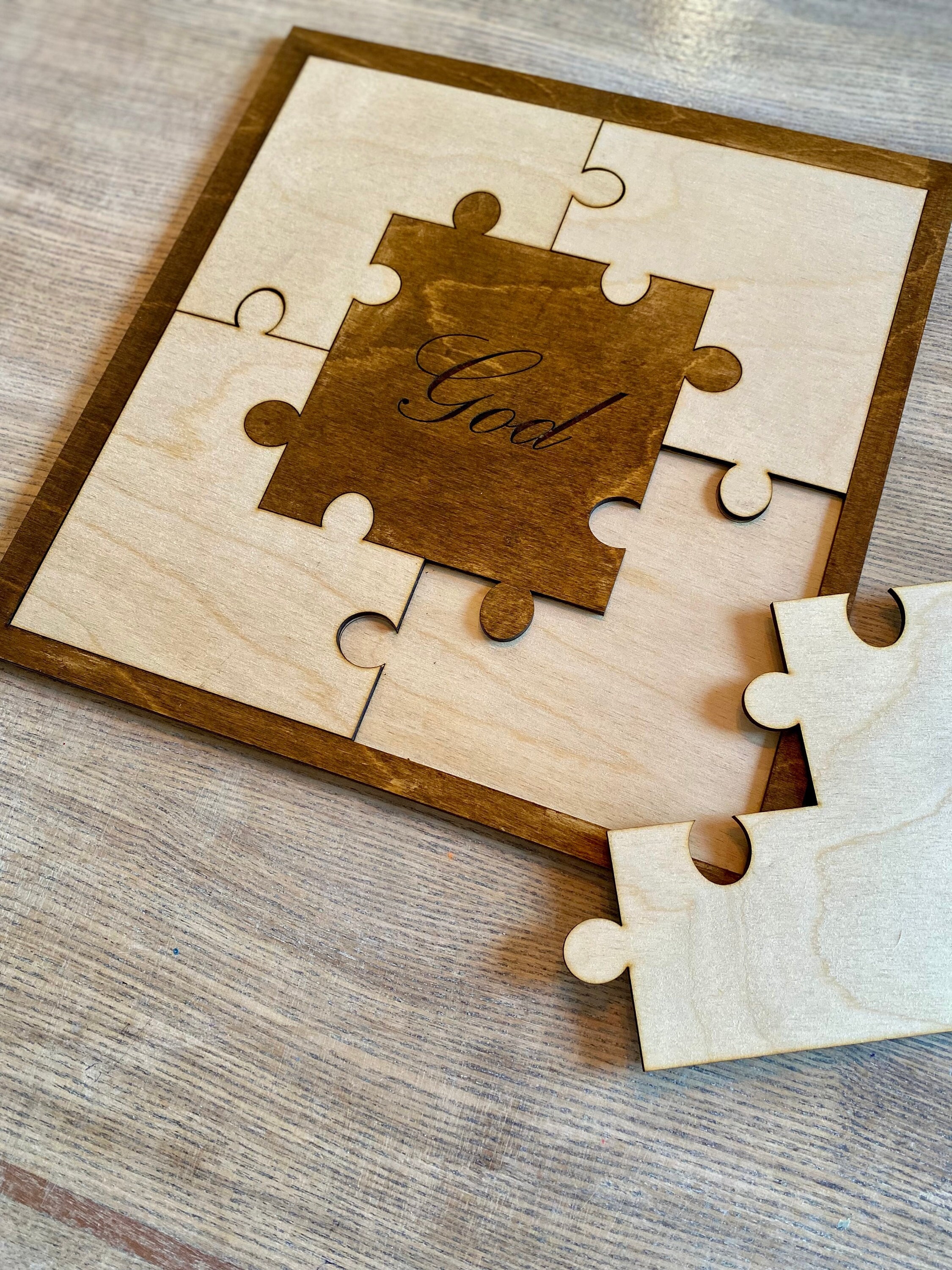 Personalized Unity Puzzle for Blended Family, Unity Puzzle for Wedding ...