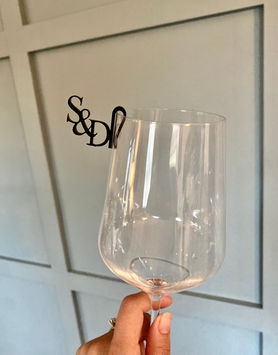 Personalized Drink Toppers, Unique Wine Charms for Couple, Custom ...
