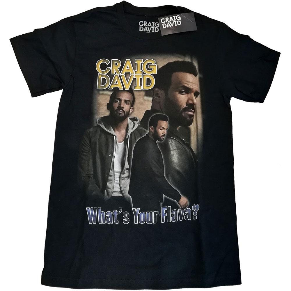 Craig David Unisex Tee: What's Your Flava Homage