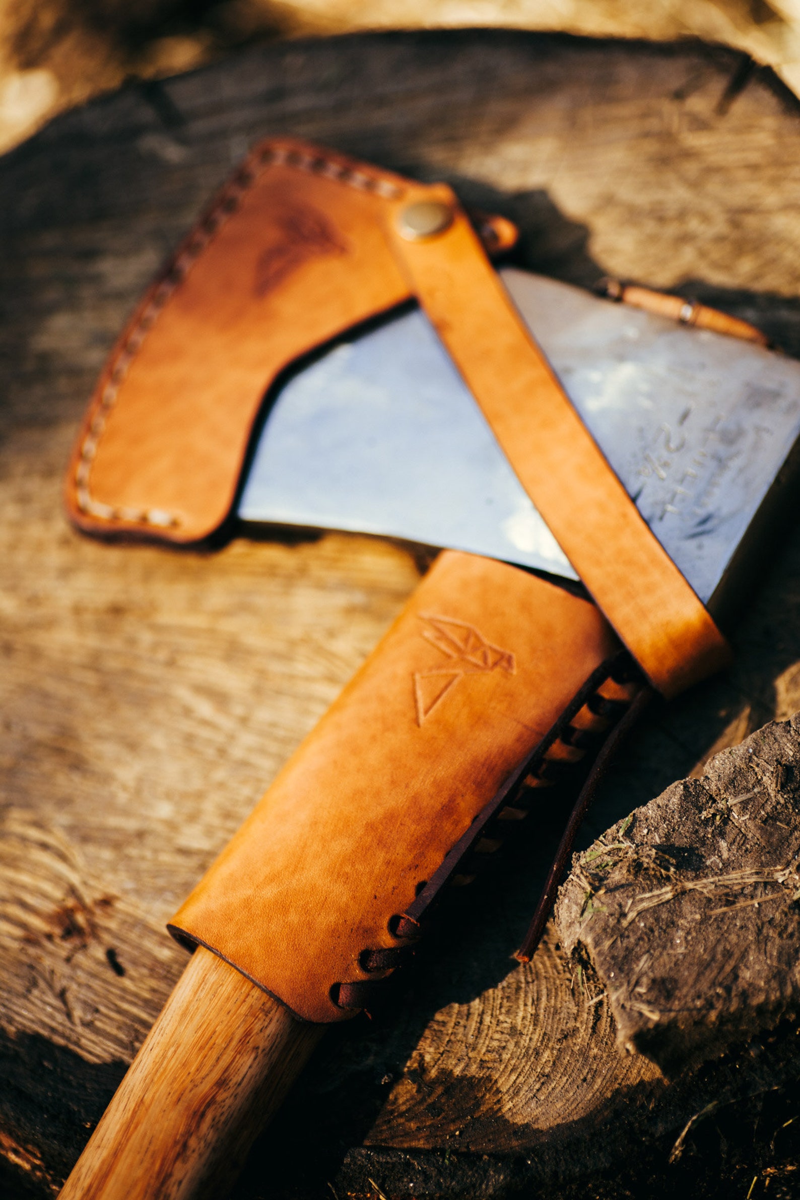 Custom Axe Sheath and Overstrike Guard Ax Mask Full Grain | Etsy Australia