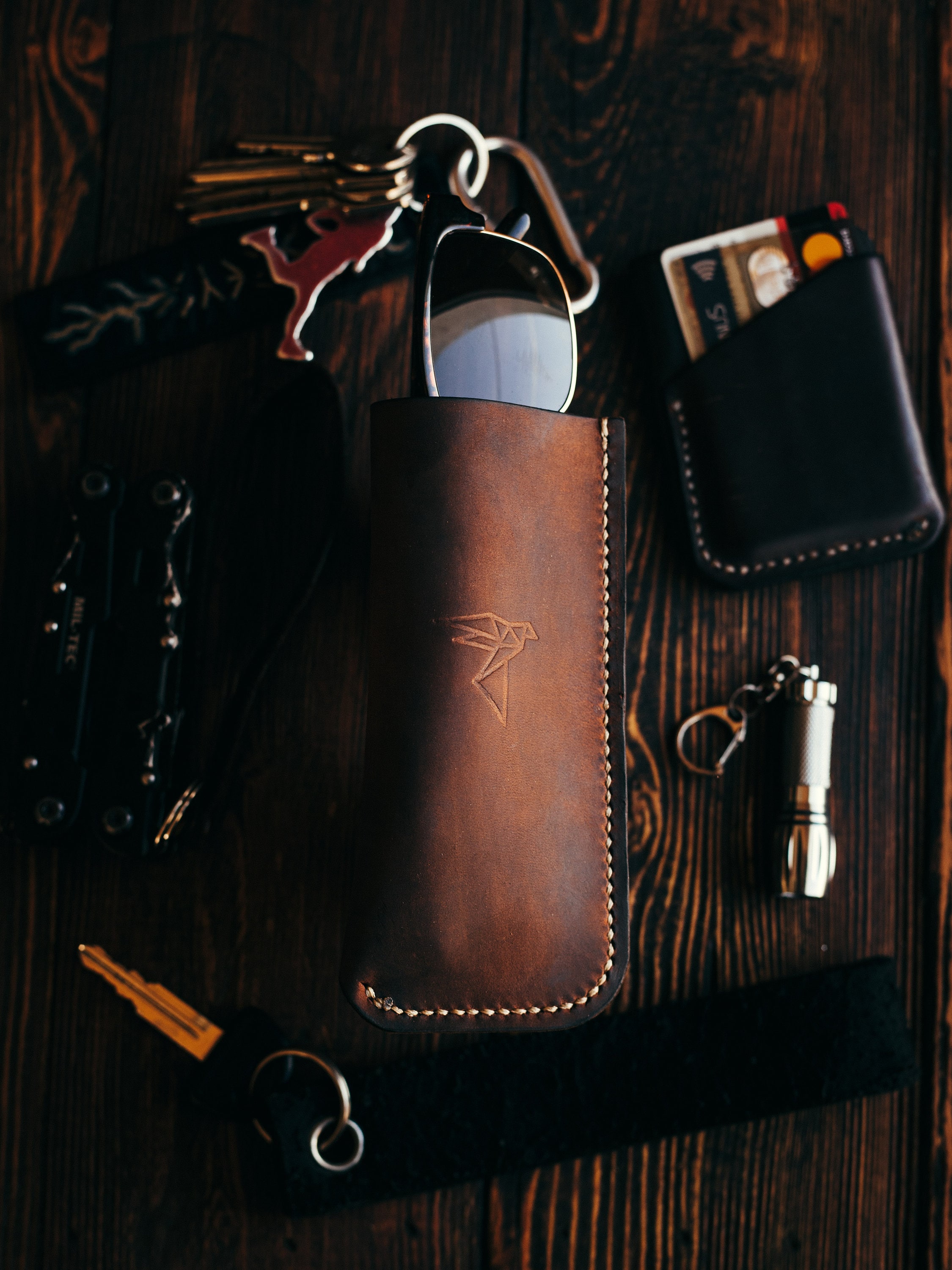 3 Leather Spectacle Case Patterns With Video Tutorial - Etsy