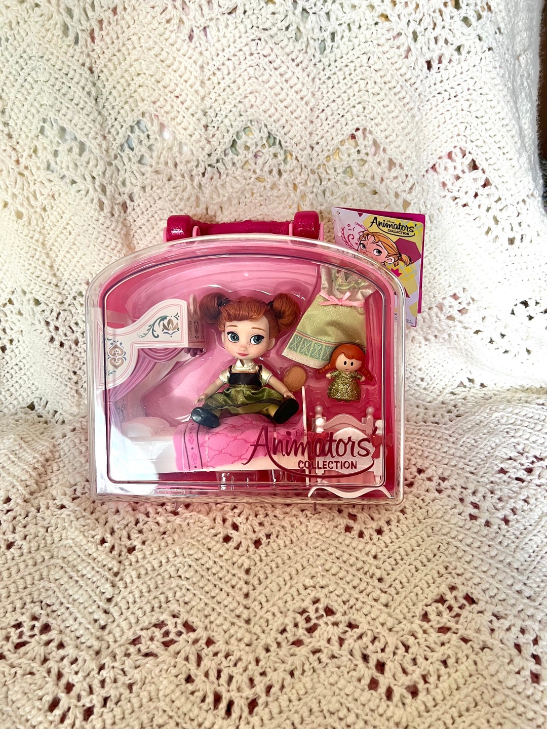 NEW Disneys Frozen Anna Mini Doll Playset - Etsy