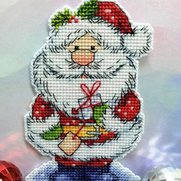 Santa Cross Stitch - Etsy