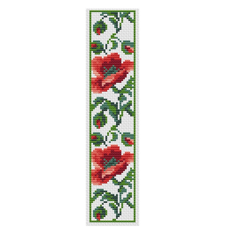 4 Bookmark Cross Stitch Pattern Instant Download Book Cross - Etsy