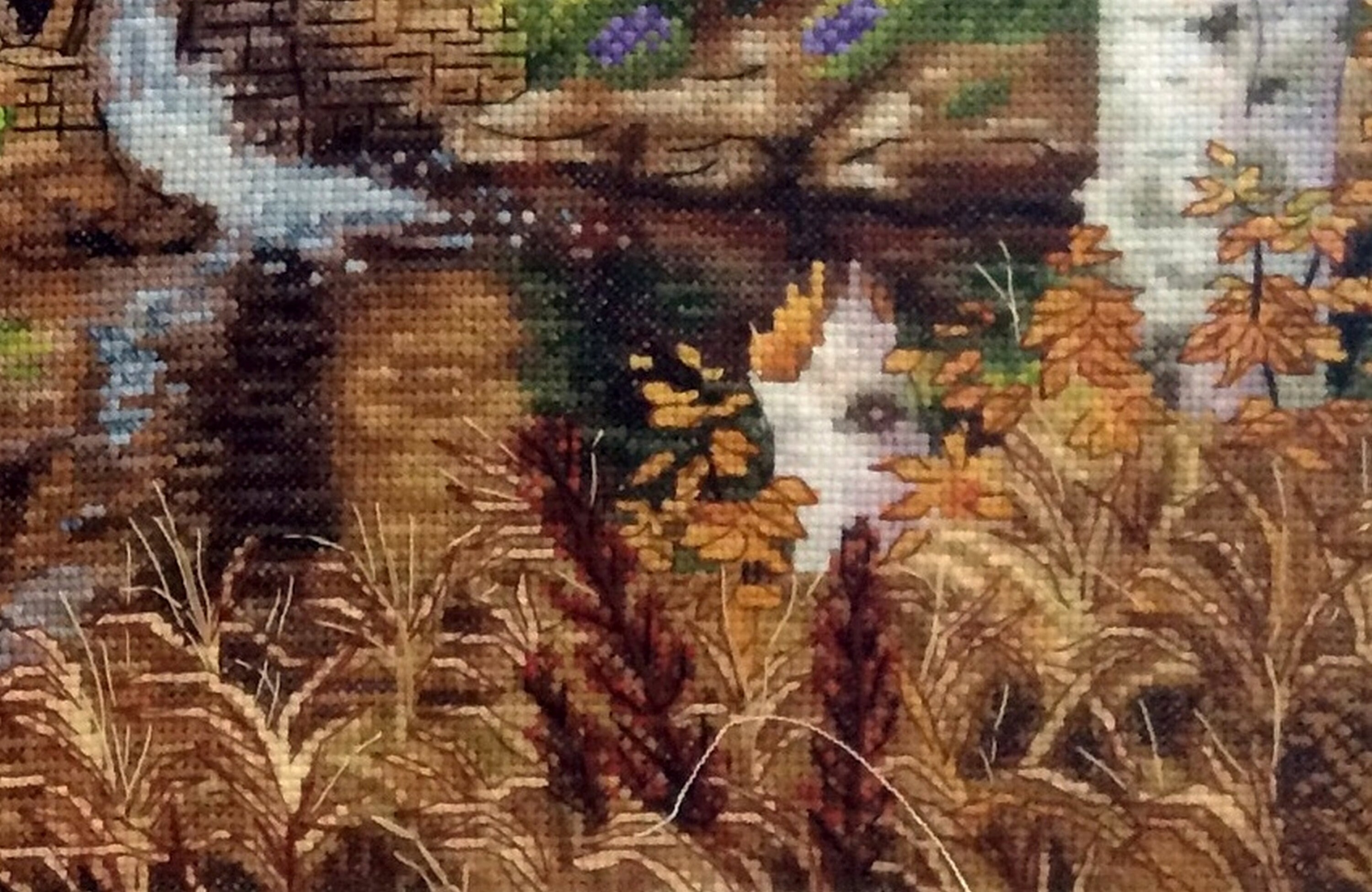 Autumn Cross Stitch Pattern Modern Cross Stitch Chart Mill - Etsy