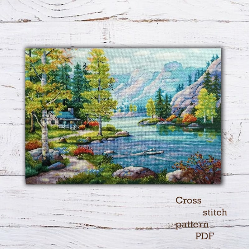 Nature Cross Stitch Pattern - Etsy