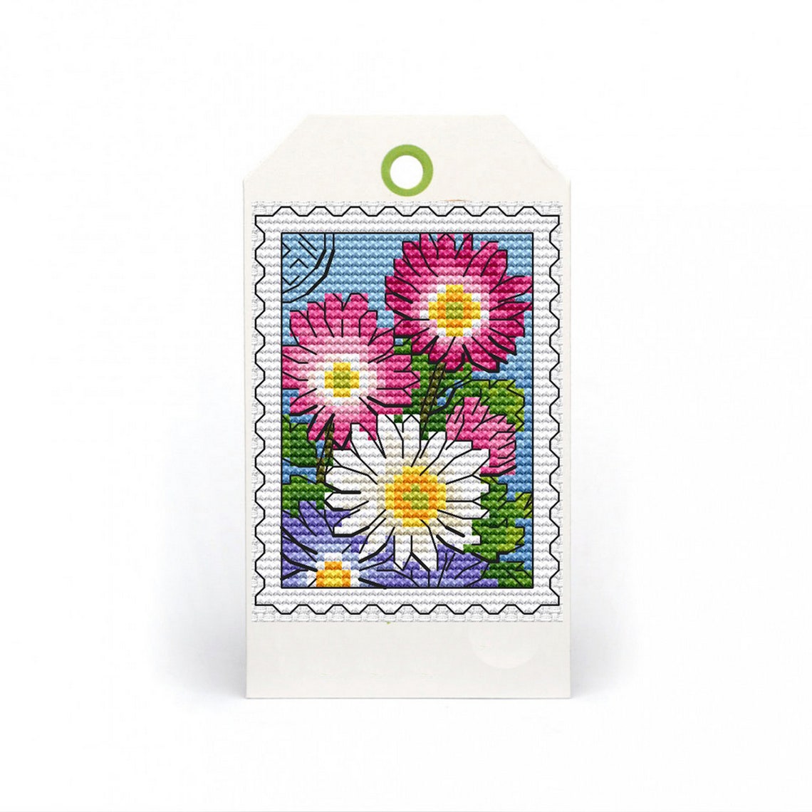 Anemone Flower Cross Stitch Pattern: Spring Stamp Embroidery (PDF) - Etsy