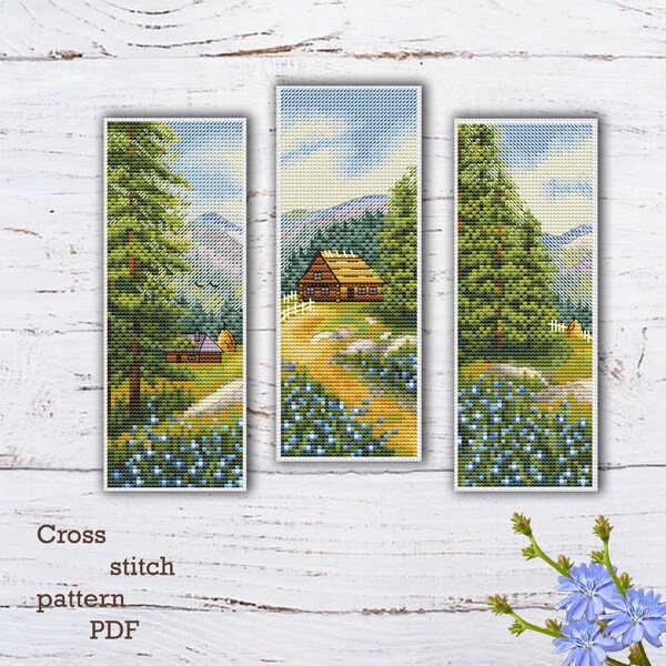 Celtic Cross Stitch Bookmark Pattern - Etsy