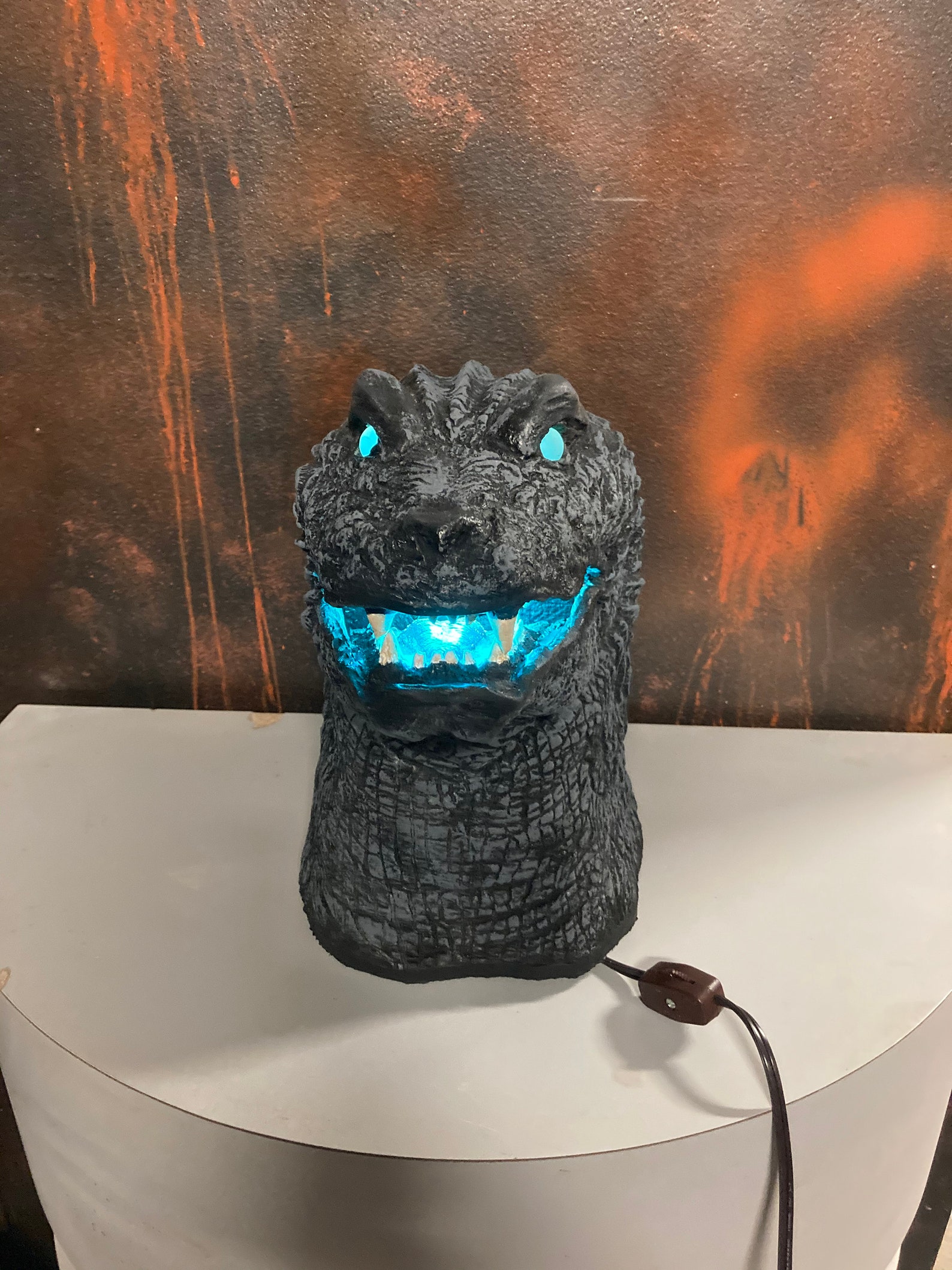 Godzilla Lamp LED Night Lamp Bedroom Lamp Dorm room and Man | Etsy