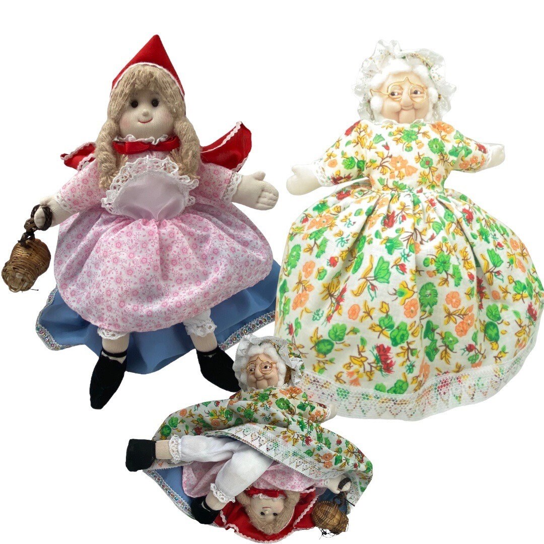 E57 Red Riding Hood Gramma And The Wolf Topsy Red Riding Hood ...