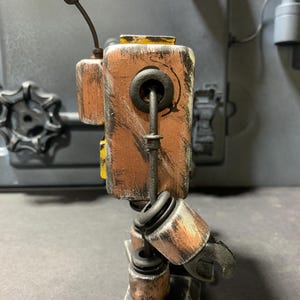 Robot. #366. Bronze Cube Bot. - Etsy