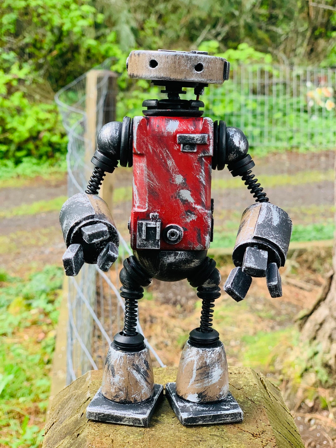 Robot. #326 Delux Block Bot - Etsy