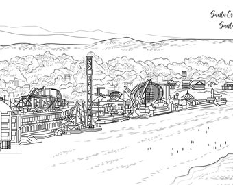 California Coloring Page - Etsy