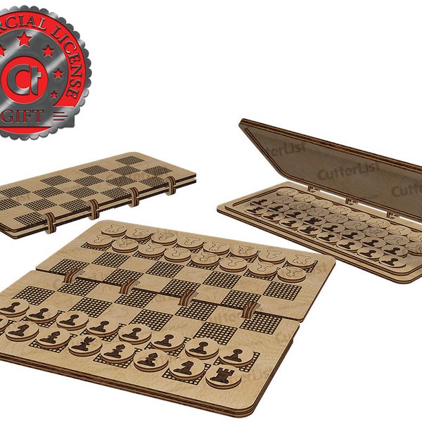 Chess Laser Cut - Etsy