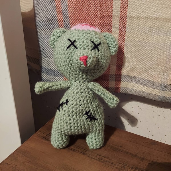 Zombie Teddy Bear - Etsy UK