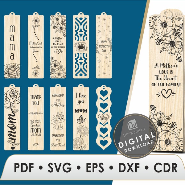 Bookmark Svg - Etsy