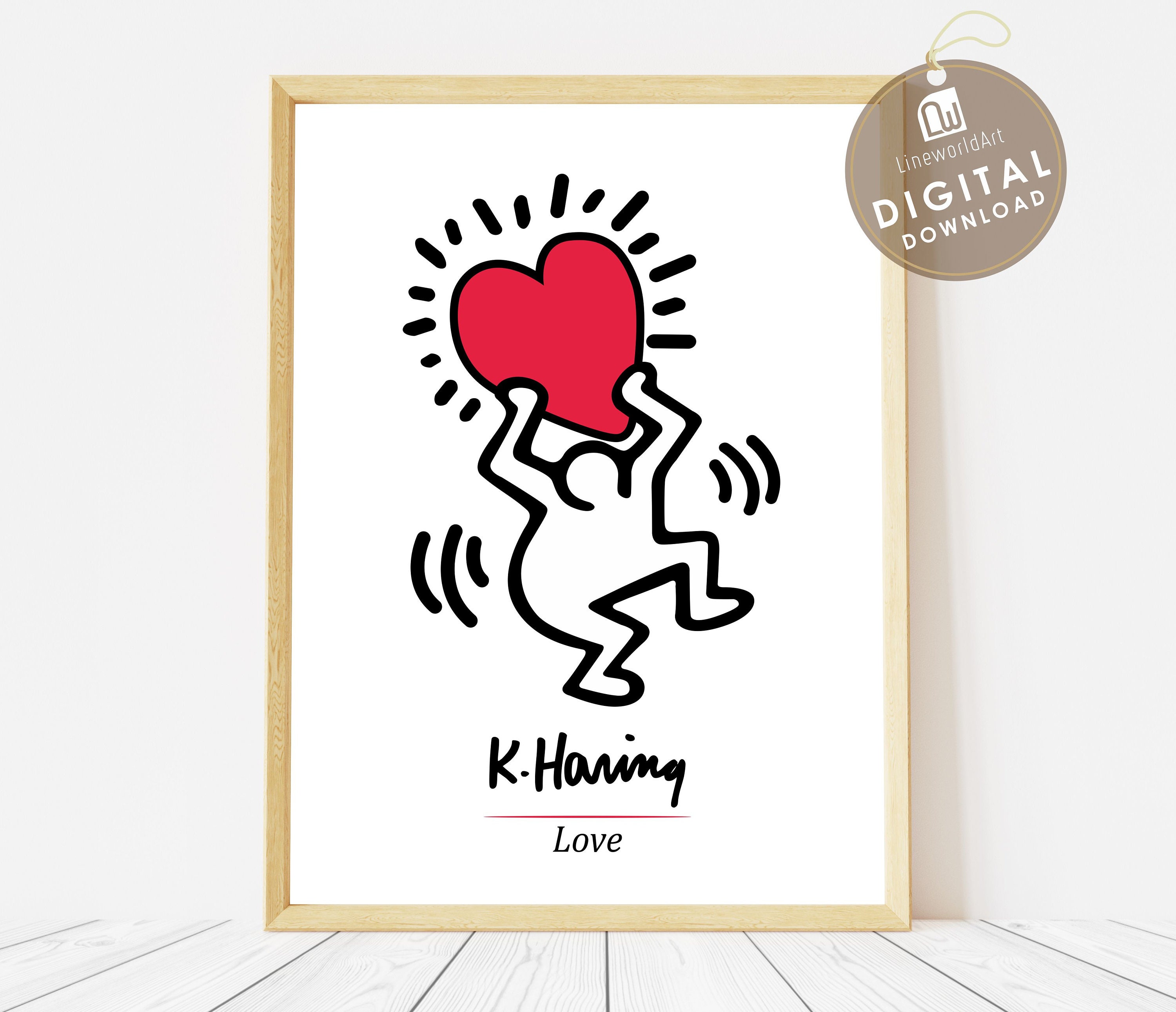 Keith Haring Love Art