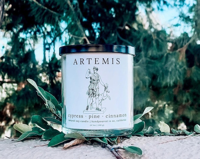 Artemis Greek Goddess Offering Candle - Etsy