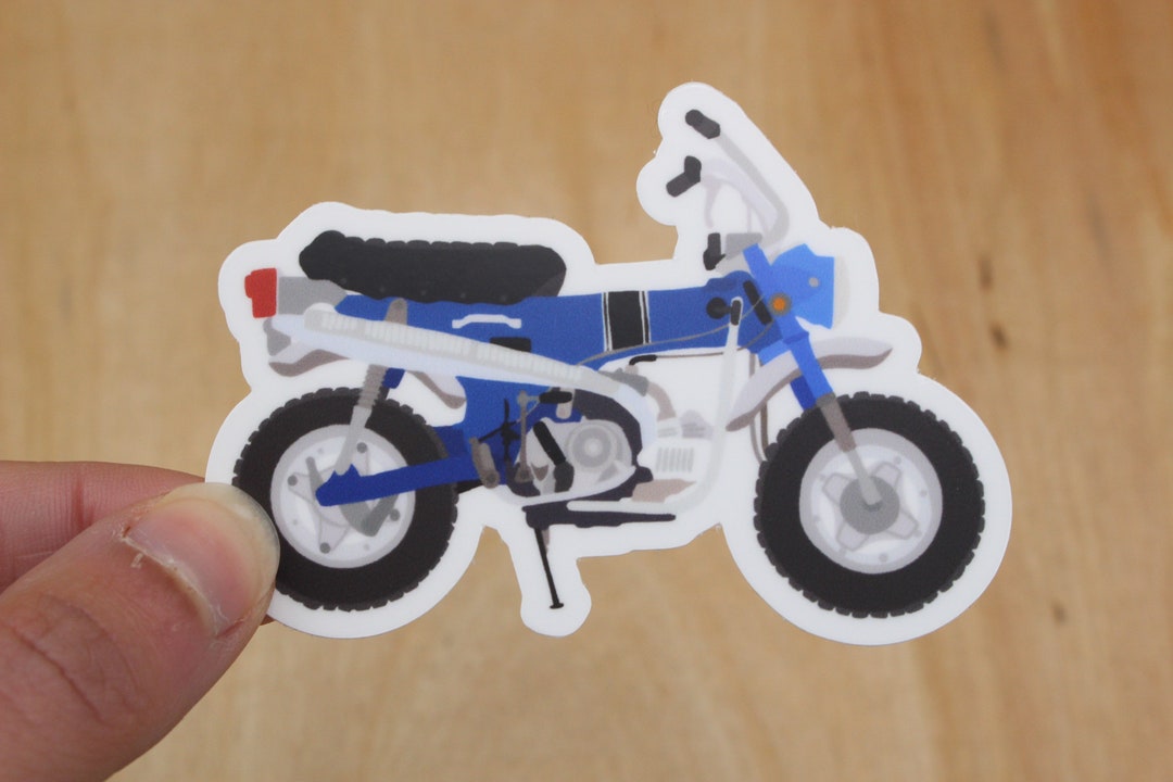 Trail 70 Sticker CT70 Blue Trail Dirt Bike Vintage Motorcycle Vinyl ...