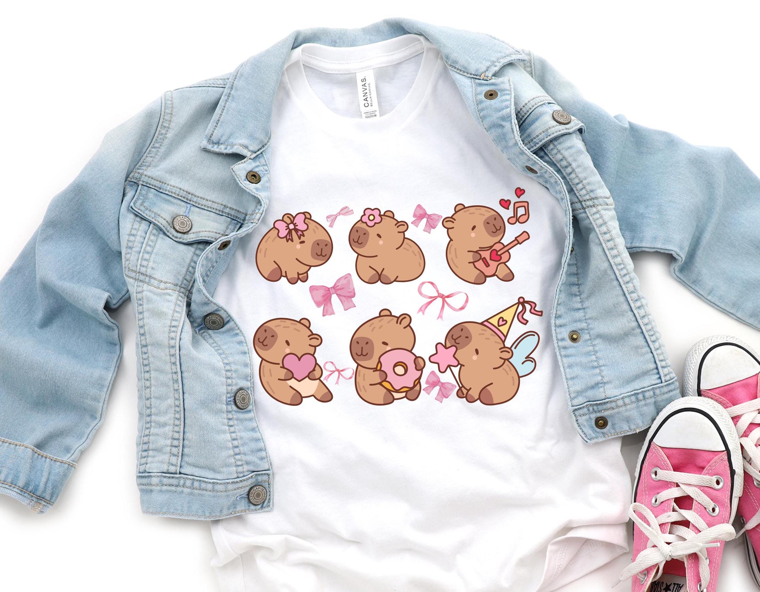 Coquette Capybara Bow PNG File: Animal Graphics (digital Download) - Etsy