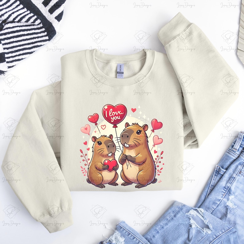 Capybara I Love You PNG File: Animal Graphics (digital Download) - Etsy