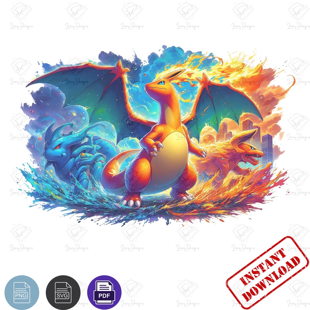 Pokemon Cartoon Mad Charizard PNG Fan Art, 300 DPI, High-resolution ...