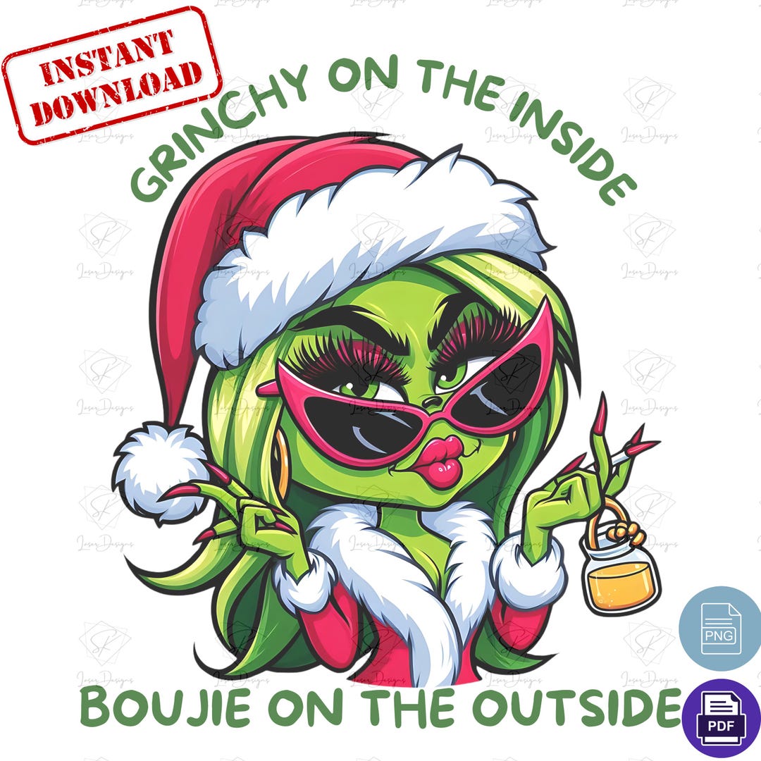 Sassy Holiday Grinch - Smiling Grinch Face PNG, Funny Grinch SVG ...