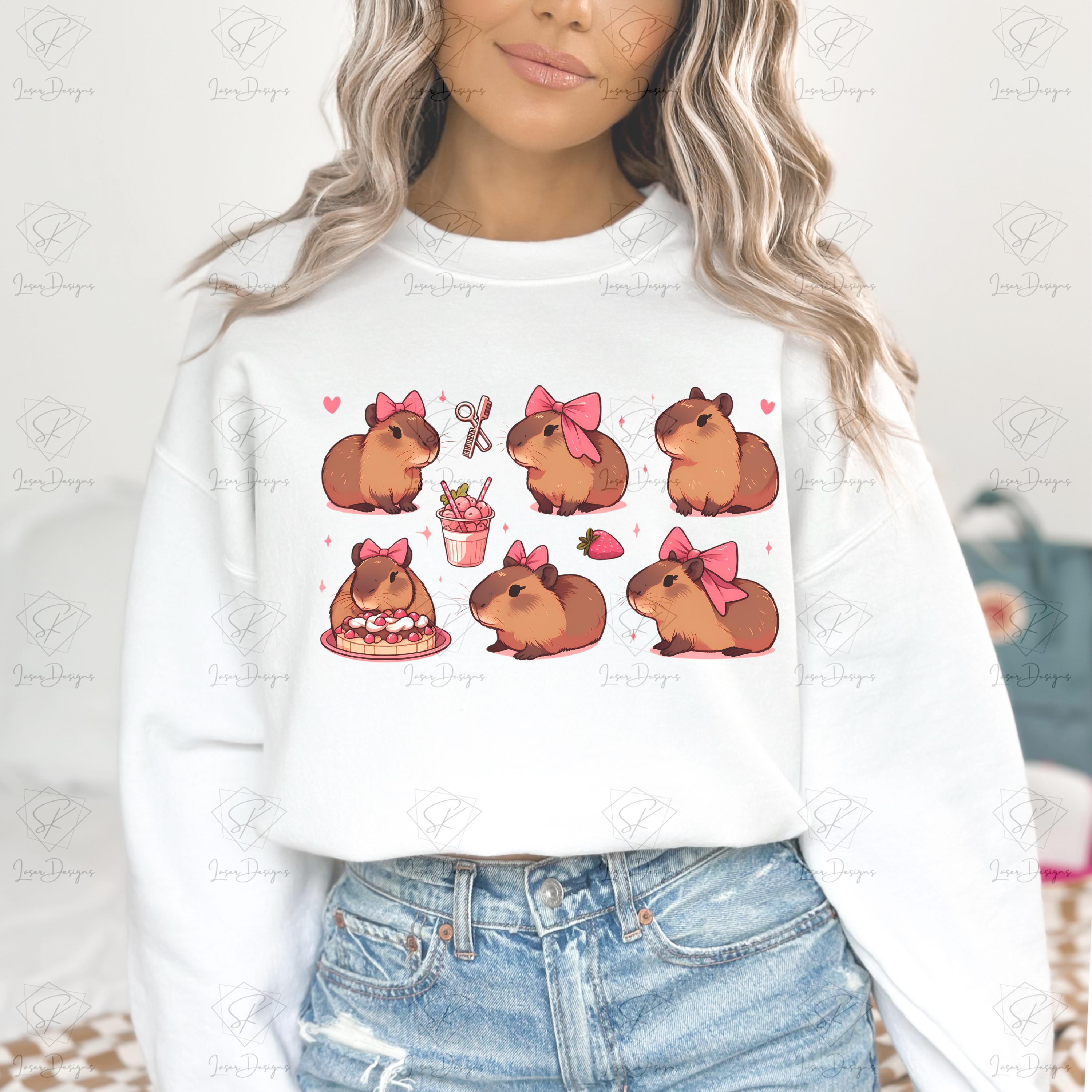 Coquette Capybara Bow PNG File: Animal Graphics (digital Download) - Etsy