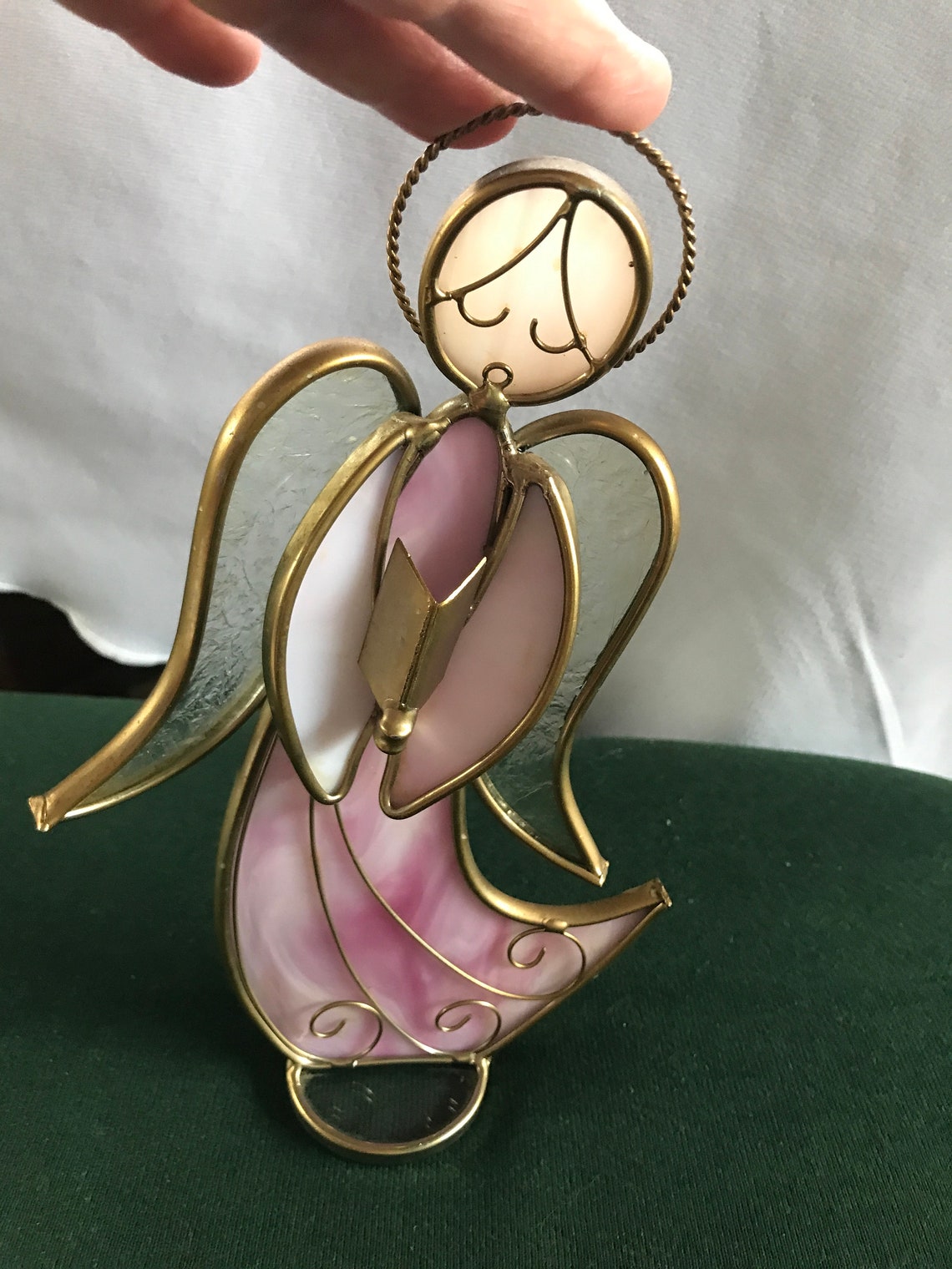 Stained Glass Table Top Angel - Etsy