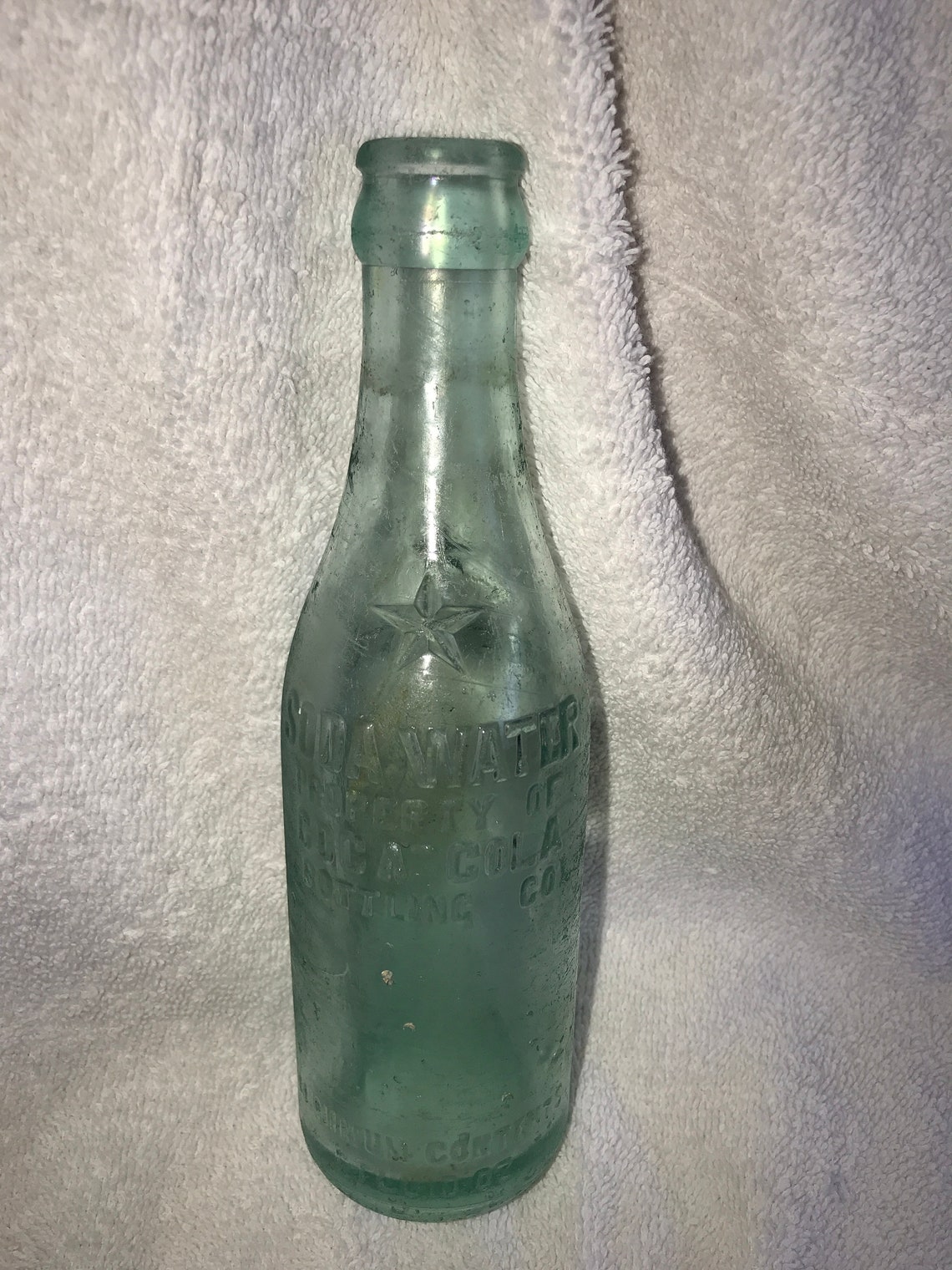 Rare Find/ Antique Straight Sided Teal Blue Coca Cola Bottle - Etsy