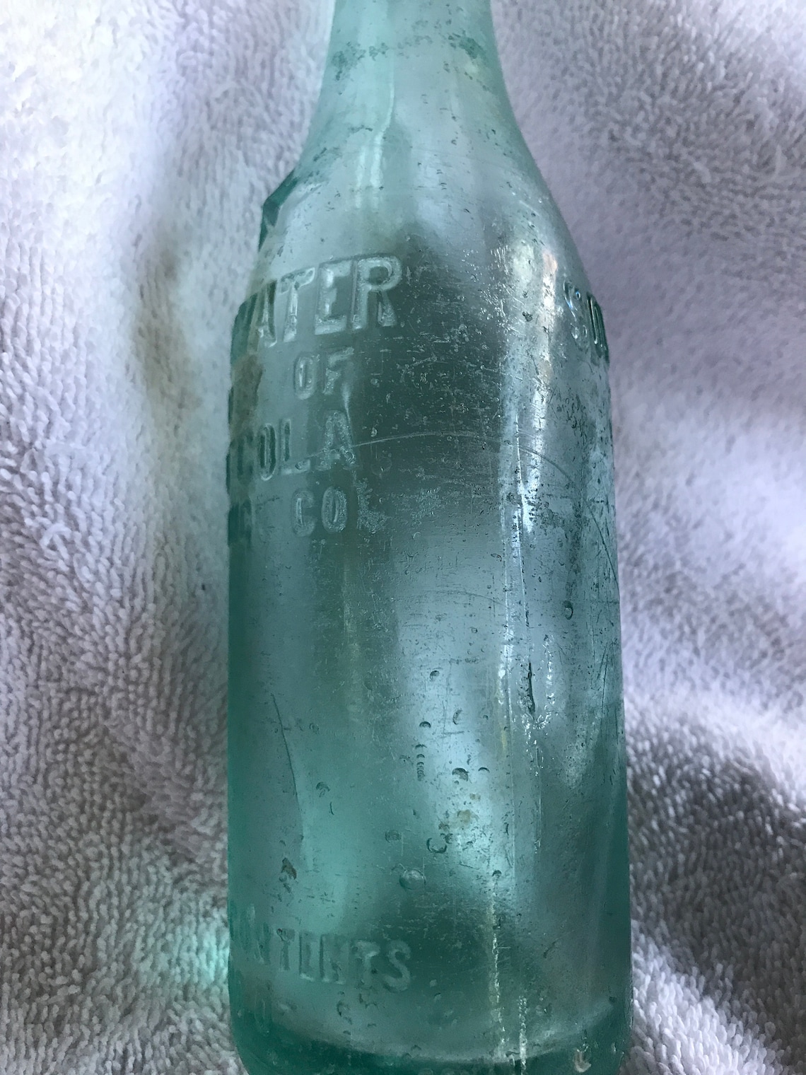 Rare Find/ Antique Straight Sided Teal Blue Coca Cola Bottle - Etsy