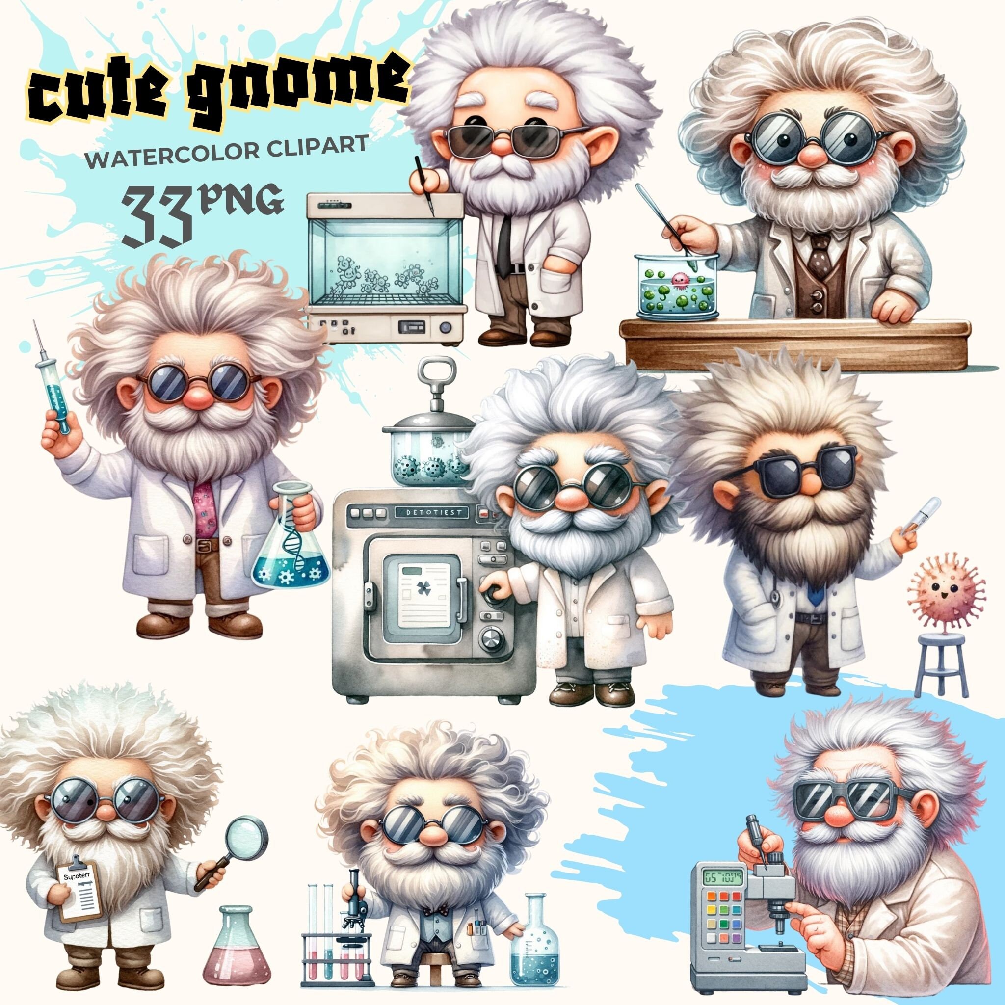 33PNG Scientist Clipart Set B: Science Clipart, Laboratory Clipart ...
