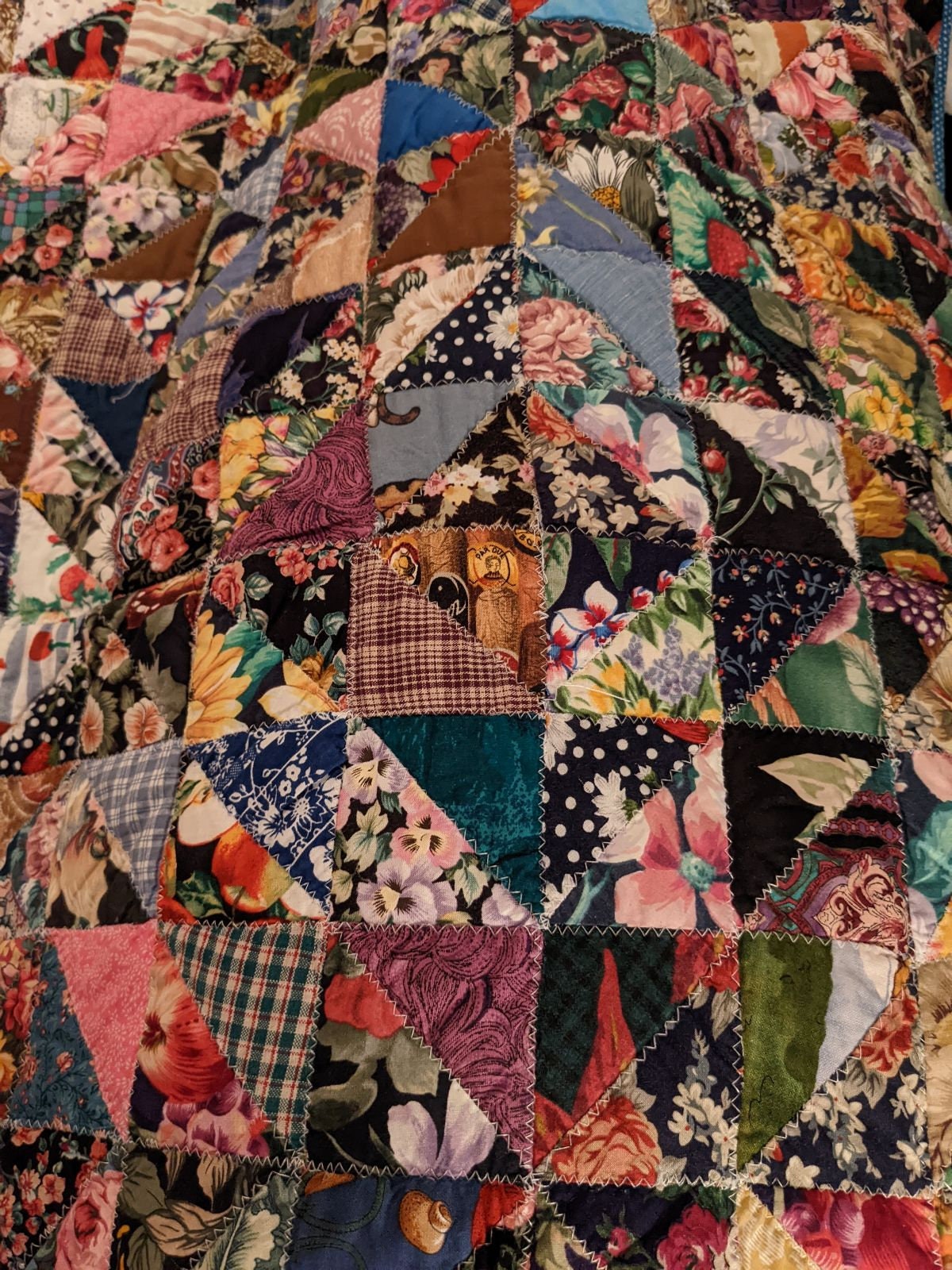 Queen Size Multicolor Quilt - Etsy