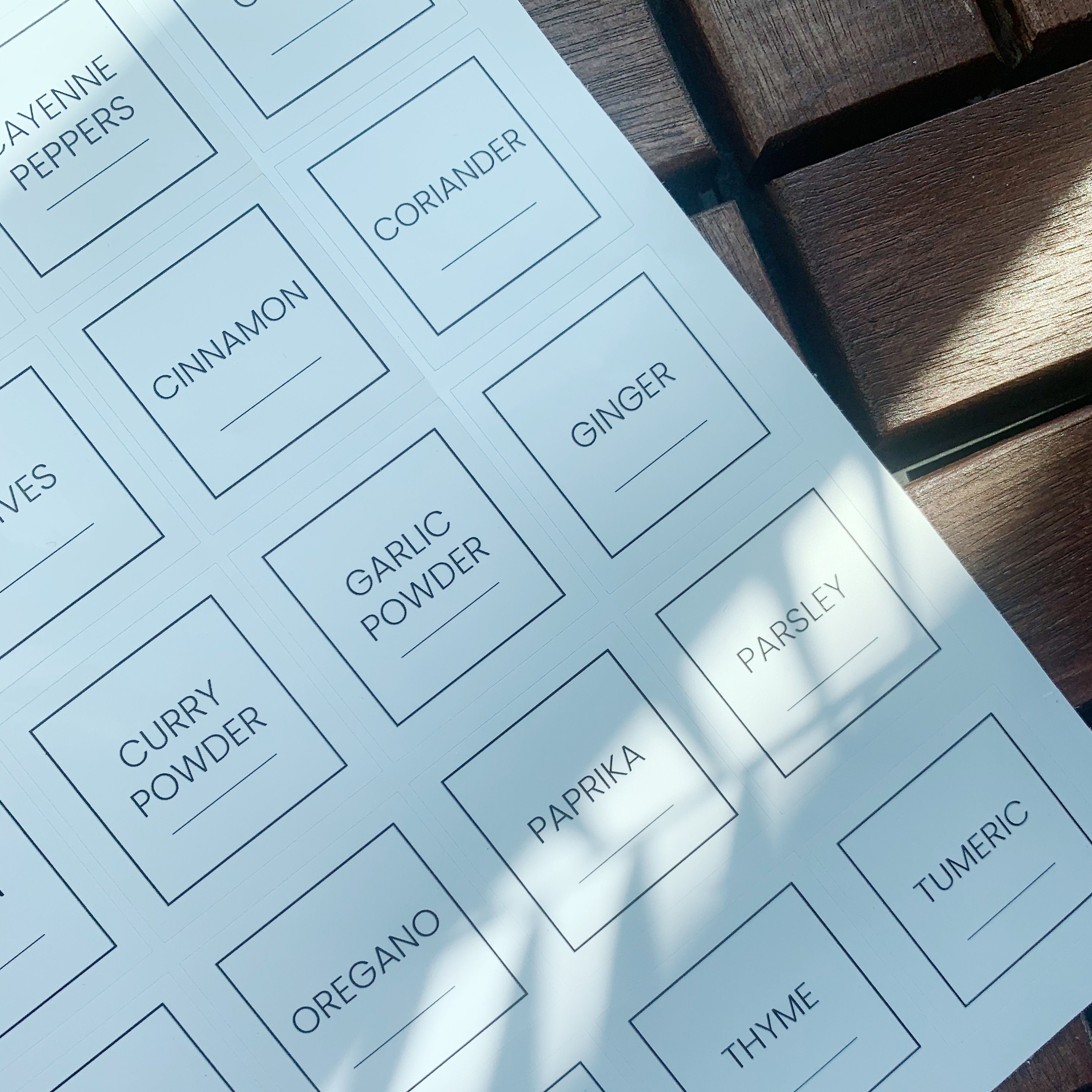 Minimalist Modern Farmhouse Labels Custom Water Resistant - Etsy