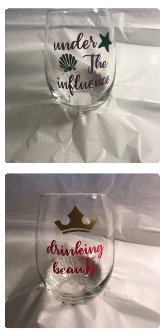 Princess Wine Glasses - Etsy