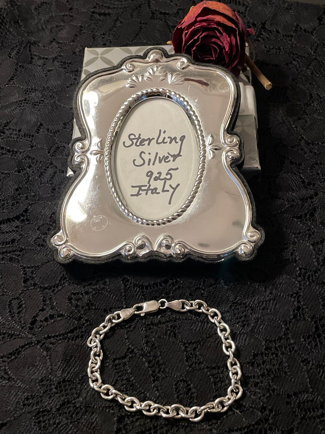 7 Inch Sterling Silver Bracelet - Etsy