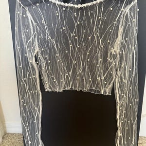 Open Weaved Pearl Studded Overlay - Etsy