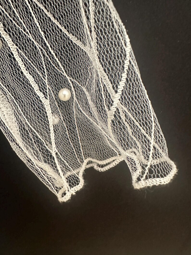 Open Weaved Pearl Studded Overlay - Etsy