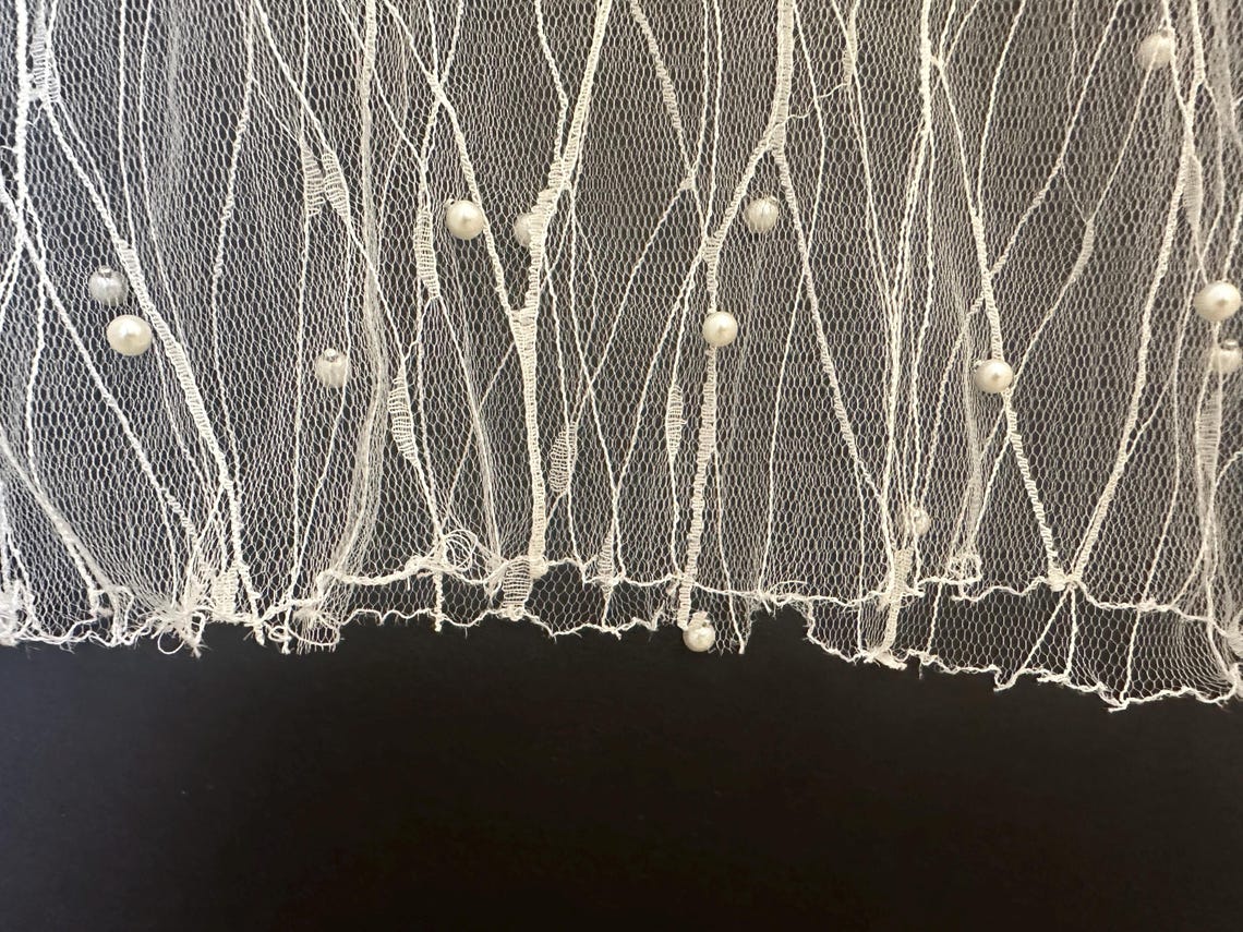 Open Weaved Pearl Studded Overlay - Etsy