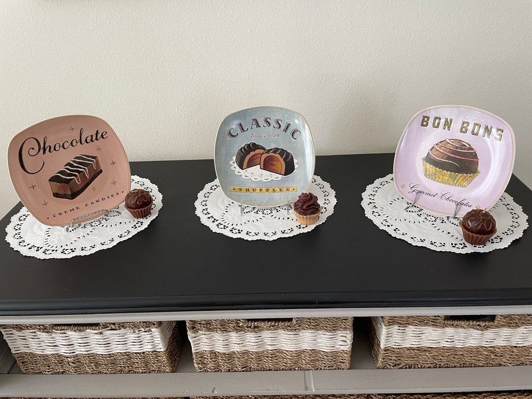 3 Sweet Treat Plates - Etsy