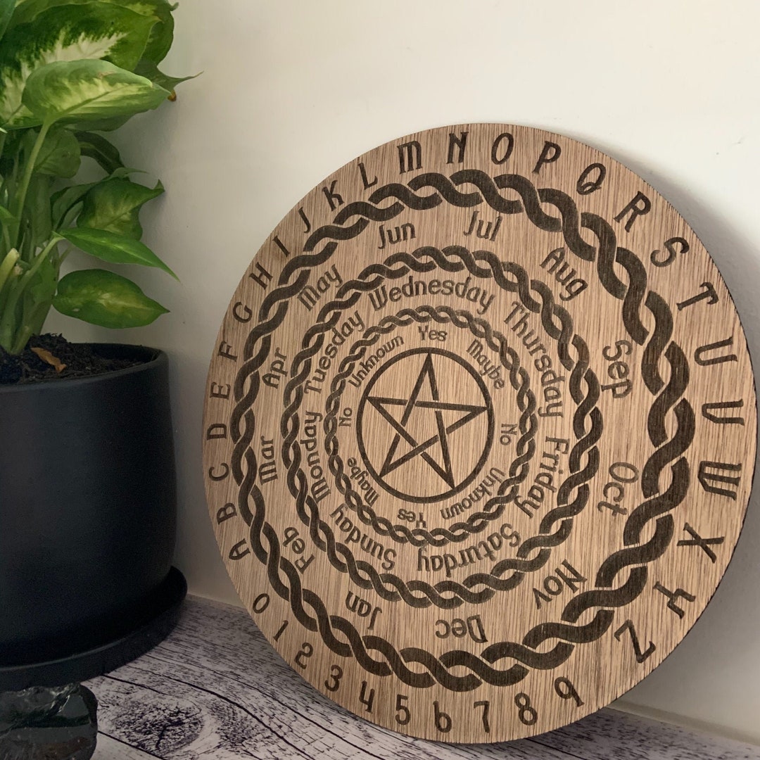 Pendulum Board Divination Witchy Wall Art Pagan Alter Tile Divination ...