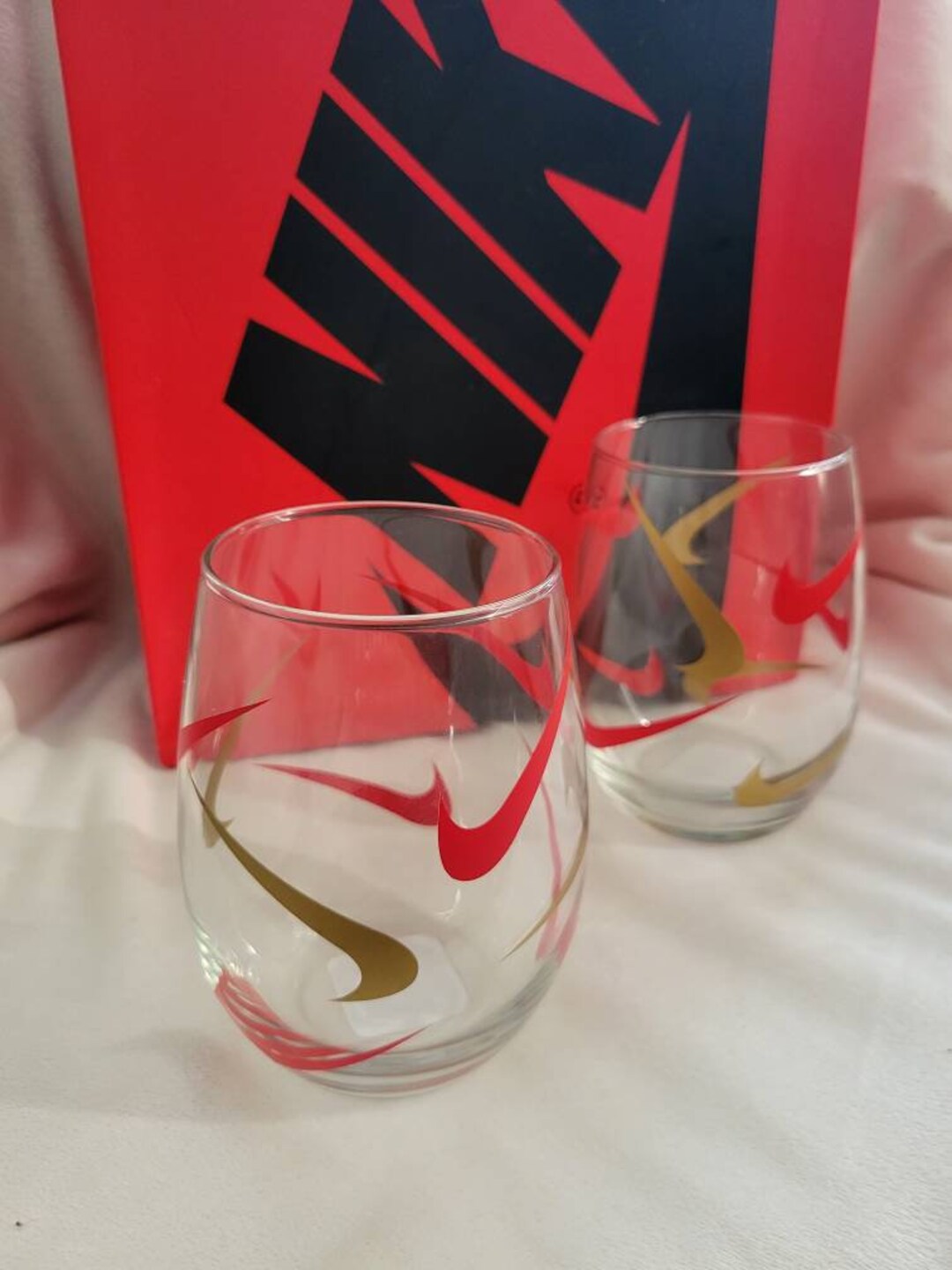 Red & Gold Checks - Etsy