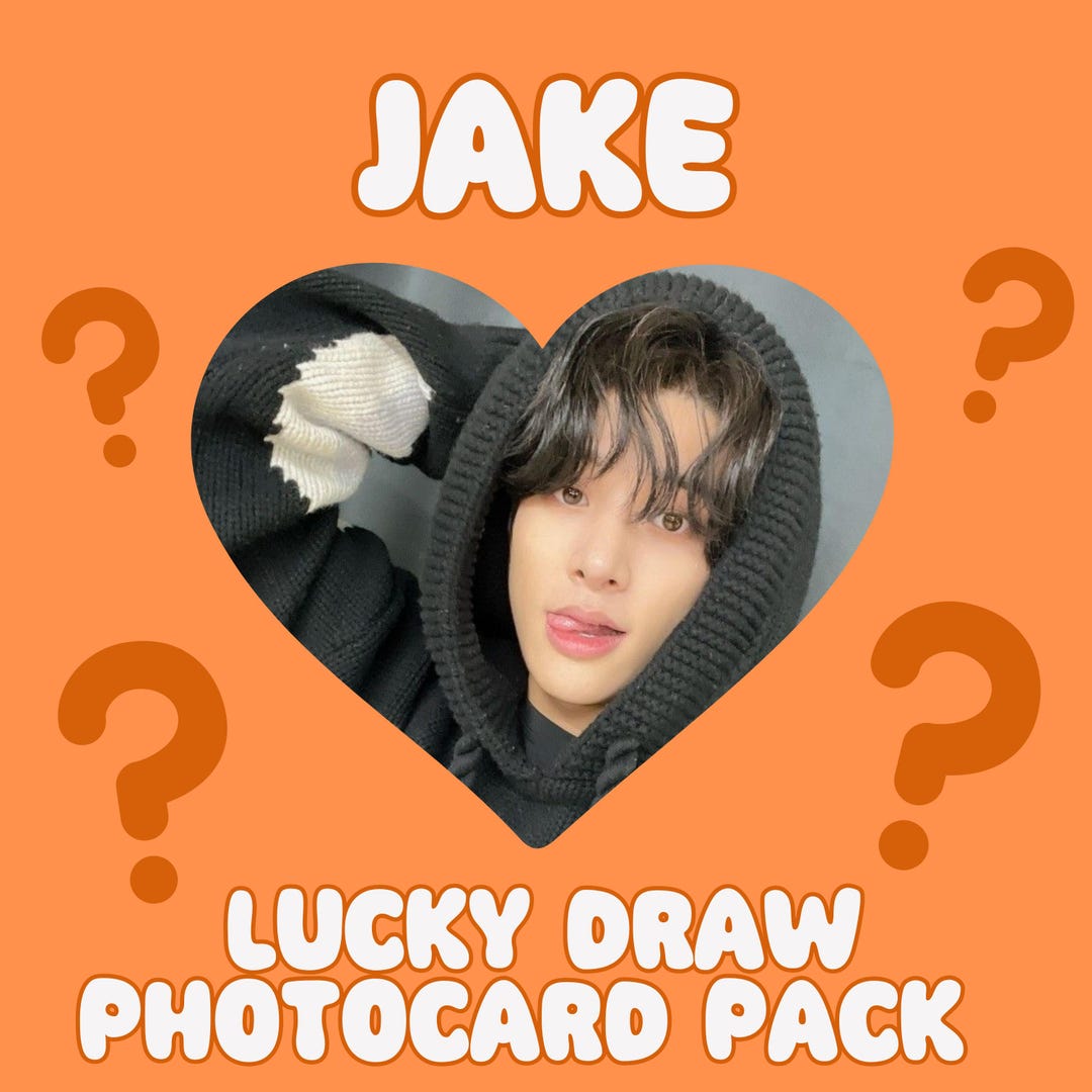 Jake Lucky Draw Photocard Pack - Etsy